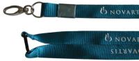 China Custom Sublimation Polyester ID Card Lanyard Neck Strap 900x25mm High Density for sale