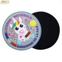 China Sew On Morale PVC Patch Embossed 2D / 3D Logo PVC Velcro Patches for sale