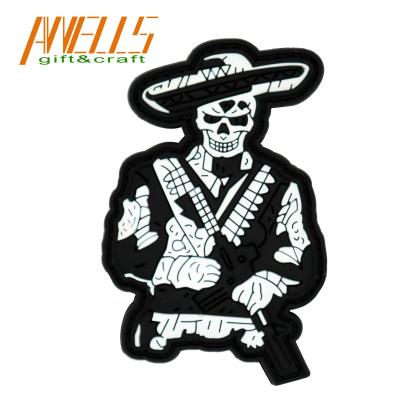 China Flexible Soft Rubber Morale Patches Custom Design Extremely Durable for sale