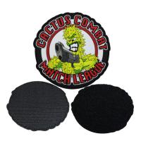 China Custom PVC Morale Patch Hook and Loop Backing Self Adhesive Waterproof 50pcs MOQ for sale
