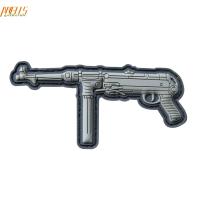China Custom PVC Rubber Patch Double Sided Tactical Morale Patch 50pcs Low MOQ for sale