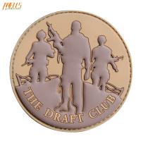 China Custom PVC Military Patch 3 Inch Sew On Self Adhesive for Garments Bags for sale