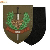 China Custom PVC Morale Patch Hook and Loop Backing Waterproof Easy Clean 50pcs MOQ for sale