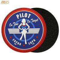 China Custom 3D PVC Logo Patch Round Embossed Morale Patch for Military Police Uniforms 100pcs MOQ for sale