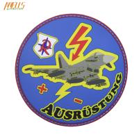 China Custom 3D Glow in the Dark PVC Morale Patch for Kids Carton Design 2D 3D Logo for sale