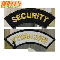China Custom Washable Embroidery Patches Twill Fabric Full Embroidery Background 9 Colors for sale