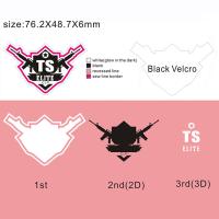 China 3D Custom Soft PVC Patch , OEM Logo Rubber Morale Patches For Military Units for sale