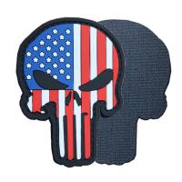 China Custom Soft Rubber 2D 3D PVC Patch with Velcro Backing Embossed Logo 100pcs MOQ for sale