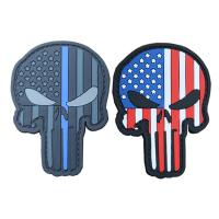 China Custom Soft Rubber 2D 3D PVC Patch with Velcro Backing Embossed Logo 100pcs MOQ for sale