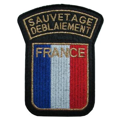 China Heat Press 30% Embroidered Iron On Embroidery Patch for sale