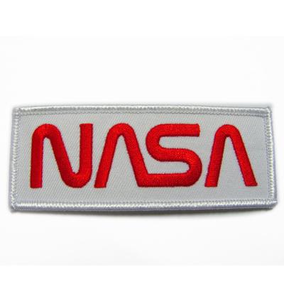 China Custom Iron On Embroidery Patch Twill Fabric for Uniforms Jackets Hats Low MOQ 50pcs Free Artwork for sale