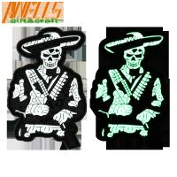China Custom 3D Rubber Tactical PVC Patch with Hook Loop Backing for Garments Bags for sale