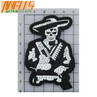 China Custom 3D Rubber Tactical PVC Patch with Hook Loop Backing for Garments Bags for sale