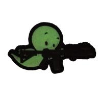 China Custom 3D PVC Rubber Patch Badge for Cloth with Glow in Dark Option 50pcs for sale