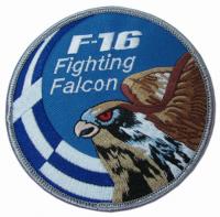 China Custom F-16 Fighting Falcon Iron On Embroidered Patch 4 Inch Military Uniform Patch for sale