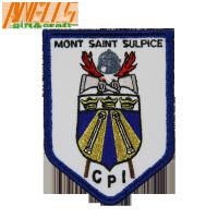 China Military Logo Velcro Backing Iron On Embroidery Patch for sale