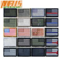 China Custom Velcro Hook Loop Backing Iron On Embroidered Patch 50pcs MOQ Durable Washable for sale