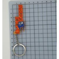 China Rubber Soft 2-8mm Thickness PMS Color 2D PVC Key Chain for sale