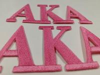 China Merrow Border Heat Cut Full Letter Garment Embroidered Patch for sale