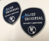 China Custom Embroidered Patches with Hook and Loop Velcro Backing Iron On 100% Embroidered Area for sale