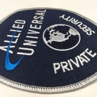 China Custom Embroidered Patches with Hook and Loop Velcro Backing Iron On 100% Embroidered Area for sale