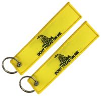 China Merrow Border Twill 100% Embroidery Flight Crew Key Tag for sale