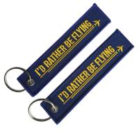 China Merrow Border Twill 100% Embroidery Flight Crew Key Tag for sale