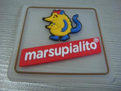 China Pantone Color Hot Stamp Rubber Pvc Patch Transparent Background for sale