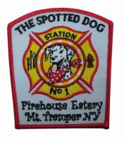 China Custom Washable Twill Fire Rescue Embroidery Patch Merrow Border 50pcs MOQ for sale