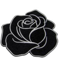 China Custom Twill Fabric Heat Cut Border Embroidery Patches 100 PCS MOQ Iron On for Clothing for sale