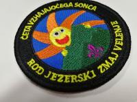 China 100% Embroidered Twill Fabric Iron On Patch For Hats for sale