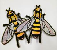 China Custom Iron On Embroidery Patch Twill Fabric 100PCS MOQ for Clothing Uniforms for sale