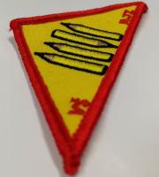 China Merrow Border Twill Fabric Custom Embroidery Patch PMS Color for sale