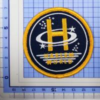 China Custom Iron On Velcro Twill Embroidery Patch 9 Colors Merrow Border For Garment Hats for sale