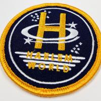 China Custom Iron On Velcro Twill Embroidery Patch 9 Colors Merrow Border For Garment Hats for sale