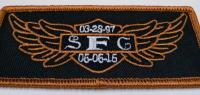 China Custom Iron Embroidery Patches 100 Pcs Min Order for Uniform Sportswear for sale