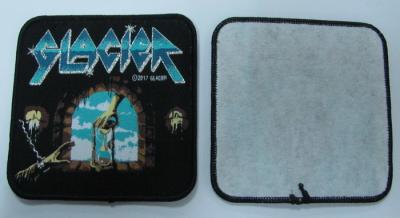 China Custom Polyester Woven Patches with 3M Adhesive Backing PMS Color 50pcs MOQ for sale