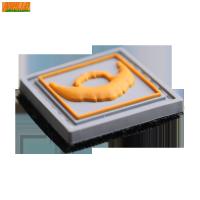 China Custom 3D Raised Logo PVC Rubber Patch Offset Printing Pantone Color for Hats Garment Bags for sale
