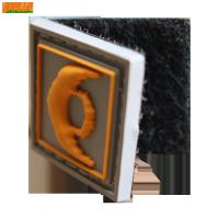China Custom 3D Raised Logo PVC Rubber Patch Offset Printing Pantone Color for Hats Garment Bags for sale