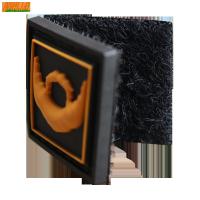 China Custom 3D PVC Rubber Patches with Velcro Backing Pantone Color Embossed 2.5cm for sale