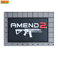 China Custom Velcro Hook Loop Backing Rubber PVC Patch for Military Tactical Use 100PCS for sale