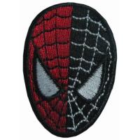 China Custom Heat Cut Twill Fabric Embroidered Patches with Iron On Backing 100 PCS MOQ for sale