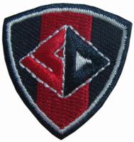 China Custom Twill FEFL Iron On Embroidery Patch with Velcro Backing 50pcs for sale