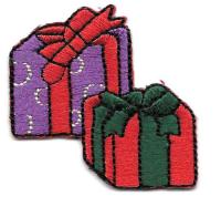 China Custom Embroidered Patches Twill Fabric Christmas Assorted Iron On Backing 50pcs MOQ for sale