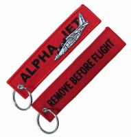 China C-130 Flight Lanyard Polyester Thread Embroidery Keychain Tag for sale