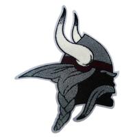 China Custom Chenille Logo Patches Felt Heat Cut Border 9C Color Varsity Letters 100pcs MOQ for sale
