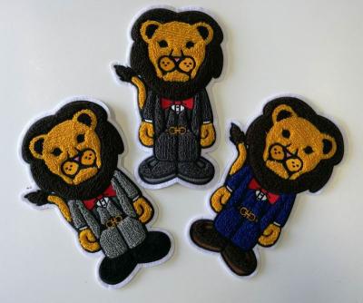 China Custom Chenille Letters Patches for Clothes Felt Twill 3D Animal PMS Cartoon 5cm for sale