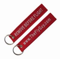 China Attached 130*30MM Remove Before Flight Tag With Metal Ring for sale