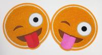 China Merrowed Border PMS Felt Background Chenille Patches For Jacket for sale