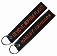 China Merrowed Borders Micro Injected Flight Embroidered Keychain 130X30mm for sale